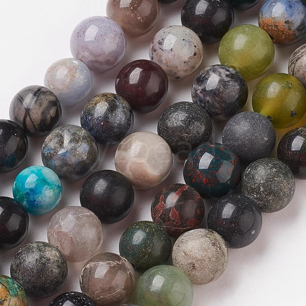 Wholesale Natural Mixed Gemstone Beads Strands - xyzbeads.com